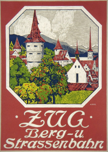 KOCH, WALTHER (1875-1915); ZUG BERG- U. STRASSENBAHN | P4327
