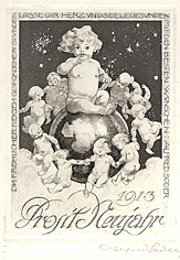 SODER, ALFRED (1880-1957); 14 NEUJAHRSWÜNSCHE | P3824